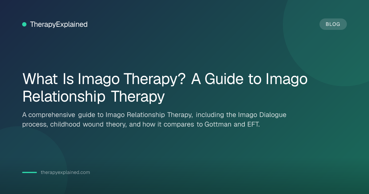 What Is Imago Therapy? Guide to Imago Therapy | TherapyExplained